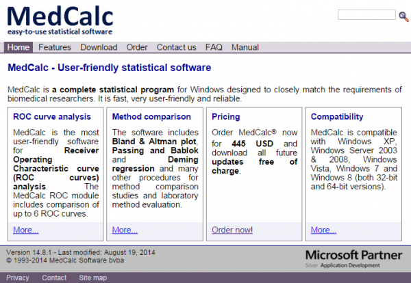 MedCalc 的幾個事實 | 蔡依橙